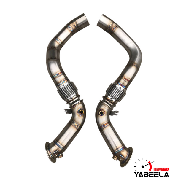 BMW M5 F90 Catless Downpipes + Midpipes – YPG